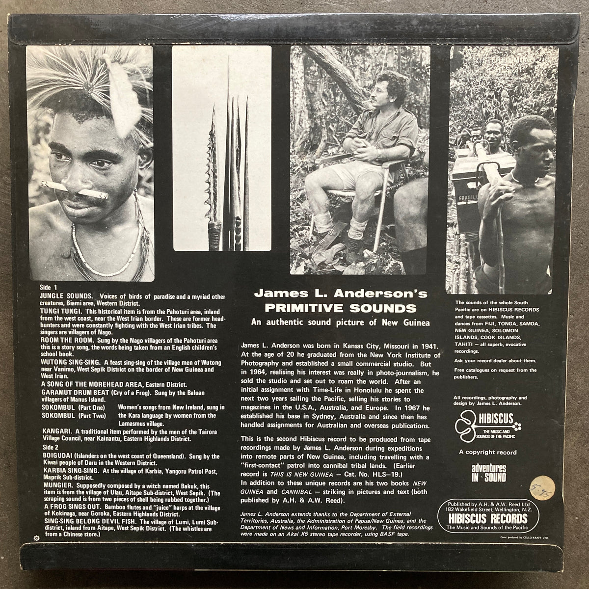 James L. Anderson – Primitive Sounds (An Authentic Sound Picture Of Ne – All Night Flight Records