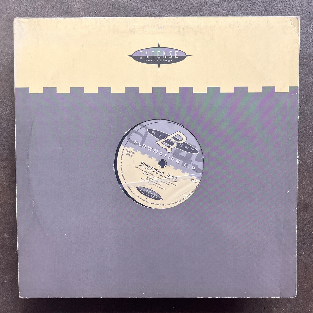 B. Movement – Flowmotion E.P. – All Night Flight Records