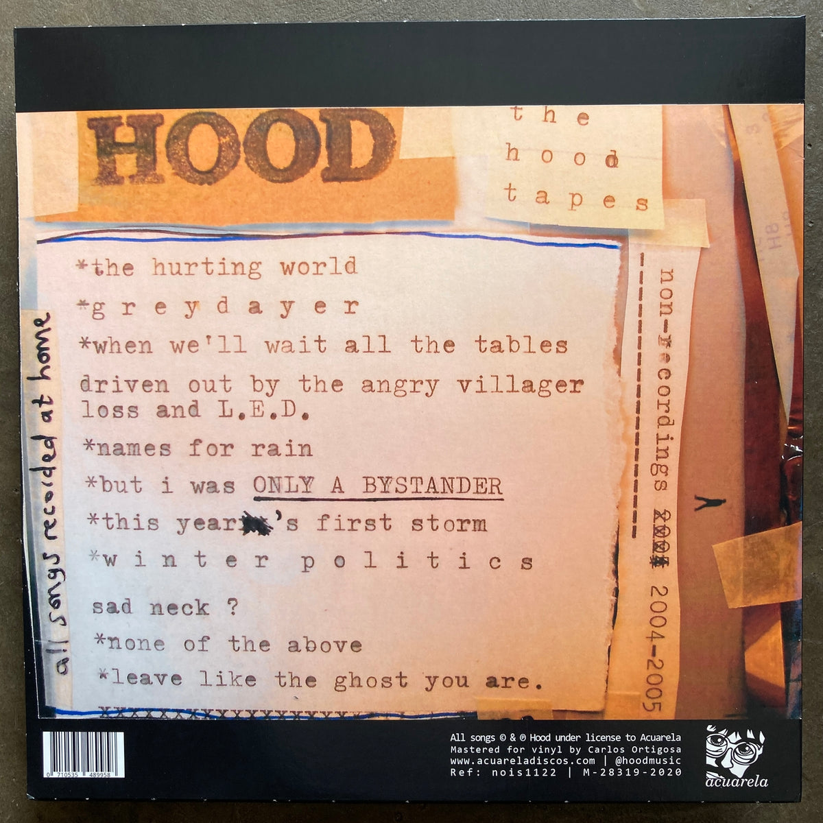 Hood – The Hood Tapes – All Night Flight Records