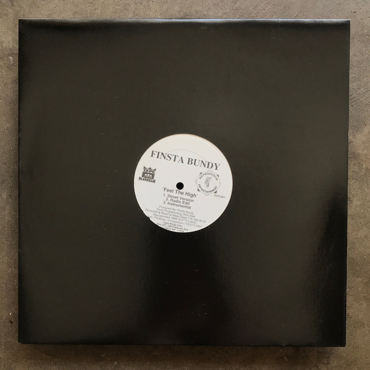 Finsta Bundy – Feel The High / Where Ya At? – All Night Flight Records