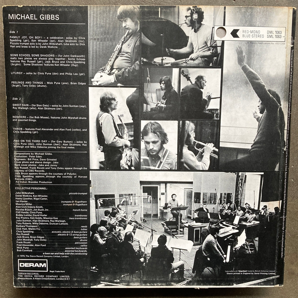 Michael Gibbs – Michael Gibbs – All Night Flight Records