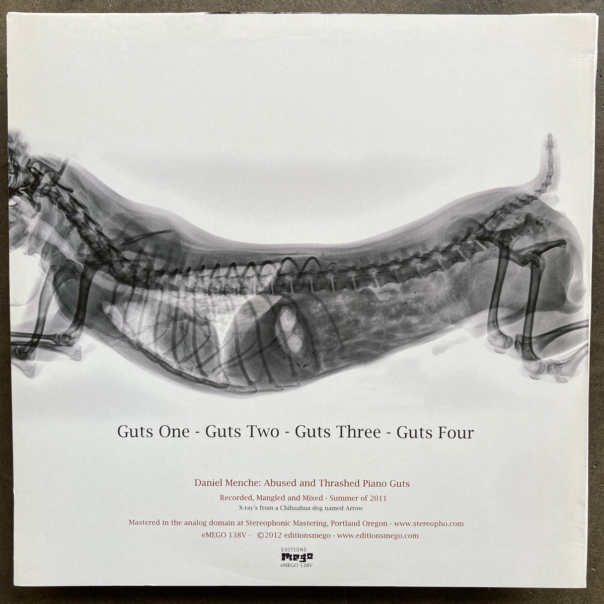 Daniel Menche – Guts – All Night Flight Records