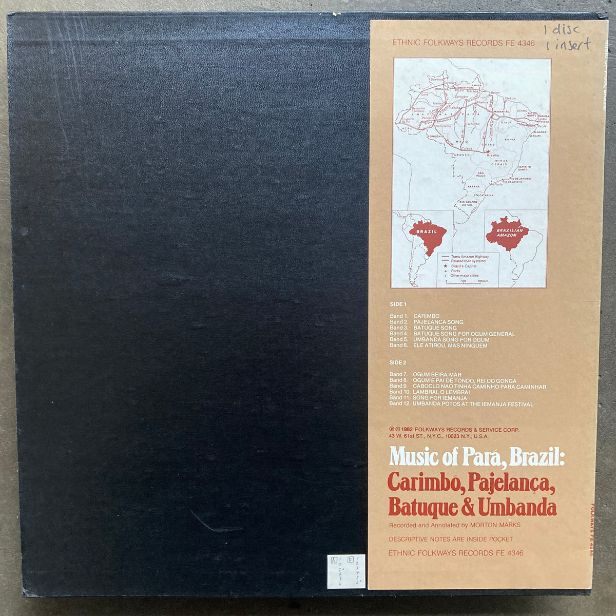 Various – Music Of Para, Brazil: Carimbo, Pajelanca, Batuque & Umbanda ...