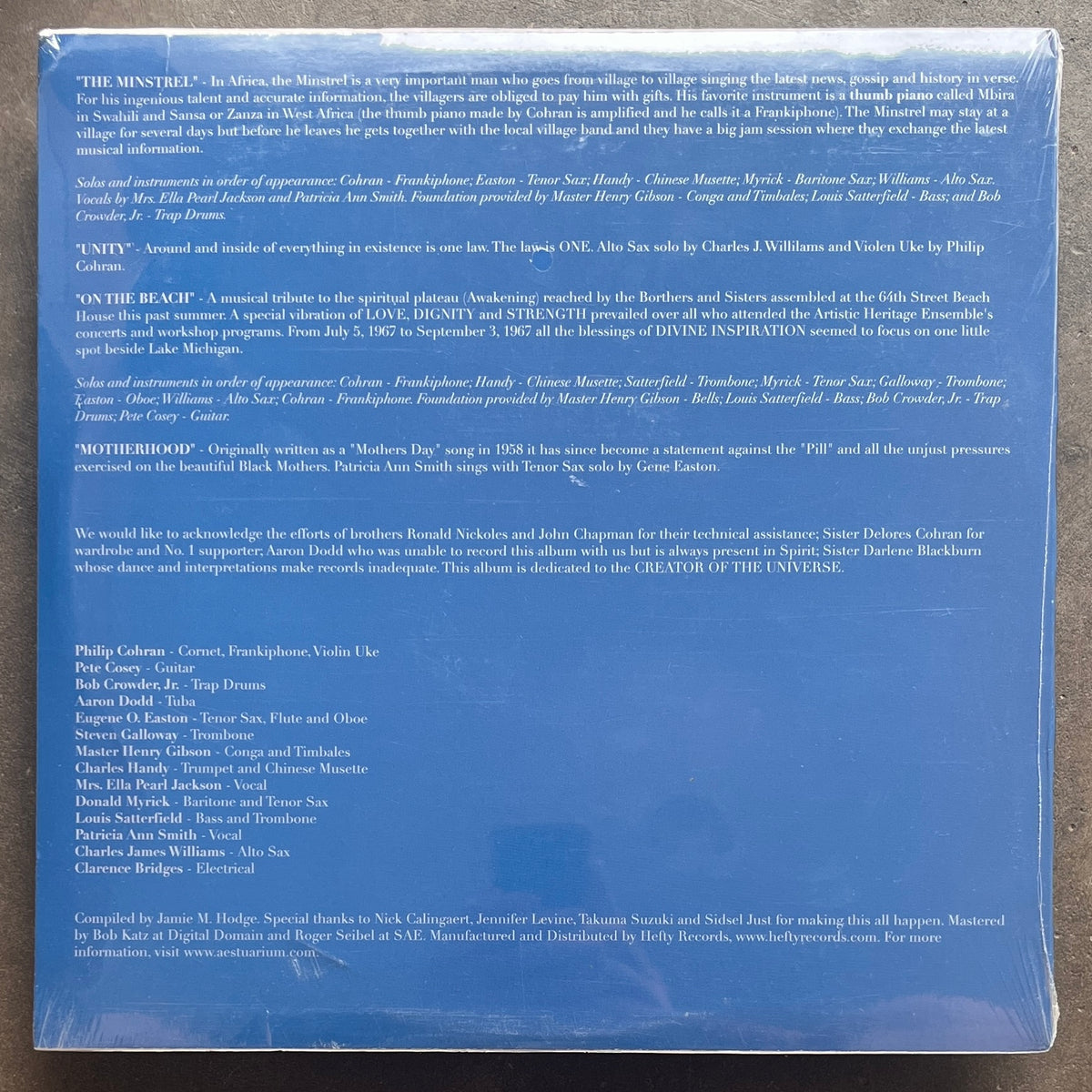 Philip Cohran And The Artistic Heritage Ensemble – On The Beach – All ...