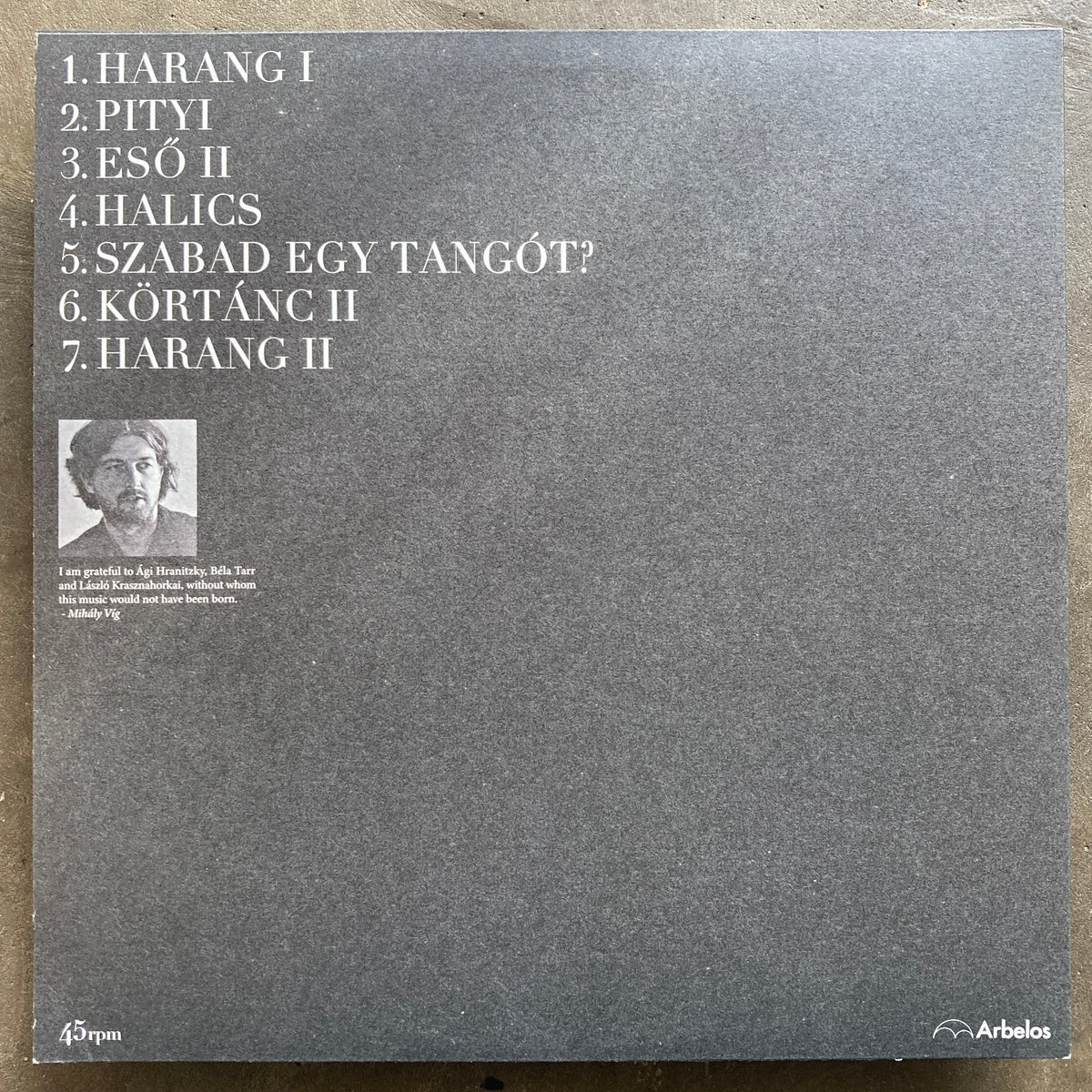 Mihály Víg – Music From The Film Sátántangó – All Night Flight Records