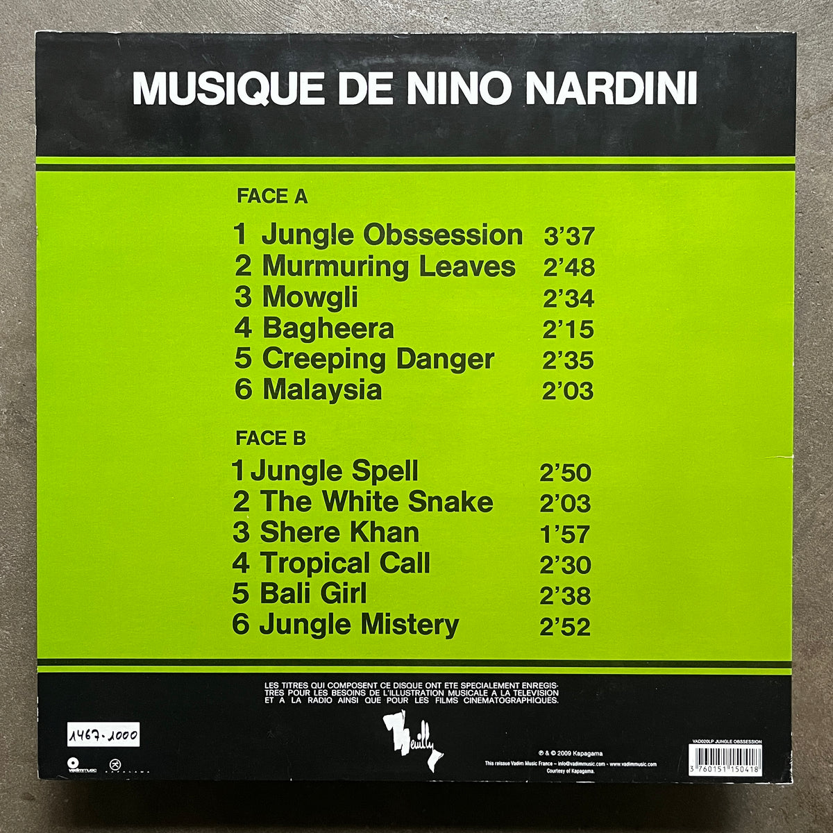 Nino Nardini – Jungle Obssession – All Night Flight Records