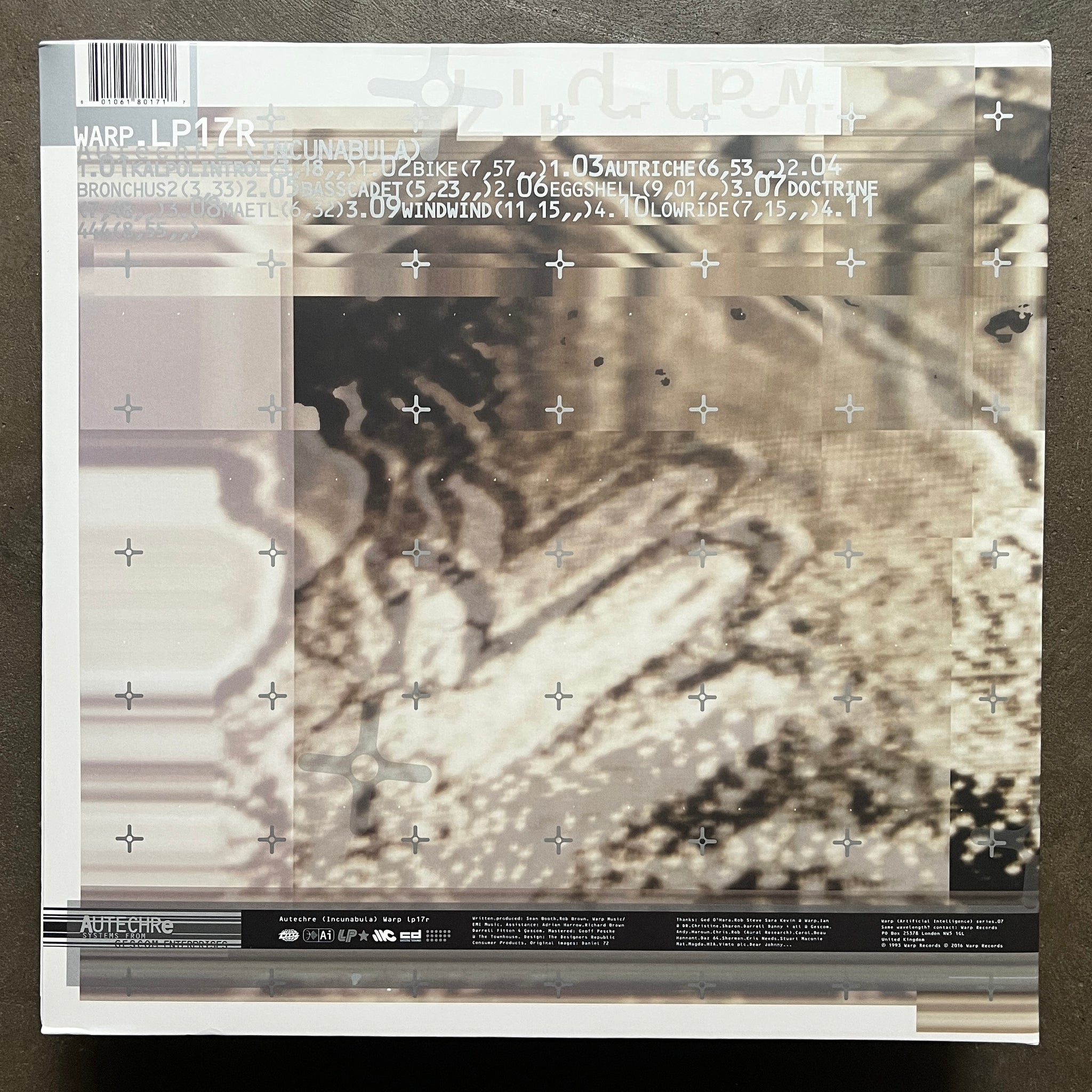 Autechre ‎– Incunabula – All Night Flight Records