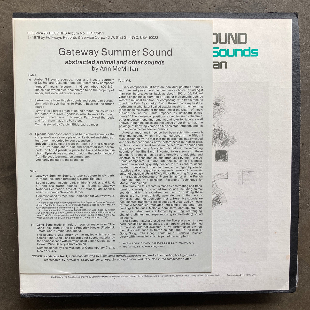 Ann McMillan – Gateway Summer Sound - Abstracted Animal & Other Sounds ...
