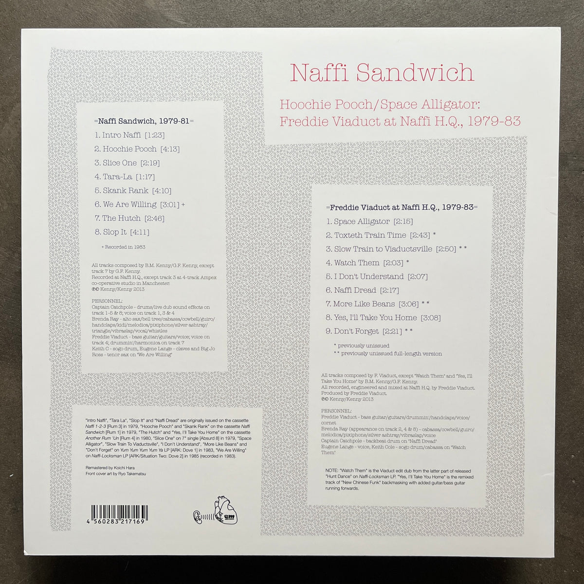 Naffi Sandwich – Hoochie Pooch/Space Alligator: Freddie Viaduct at Naf ...