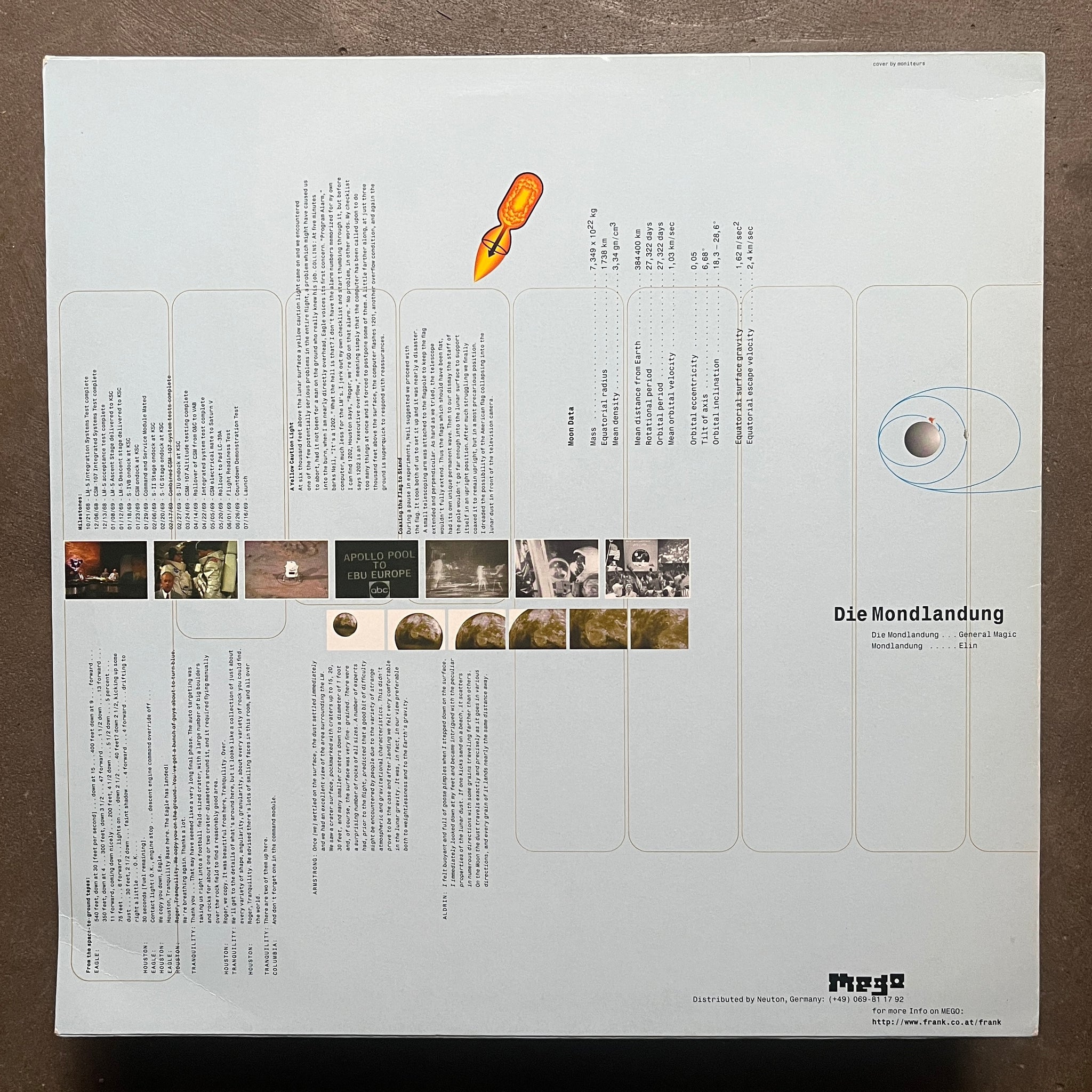 General Magic / Elin – Die Mondlandung – All Night Flight Records