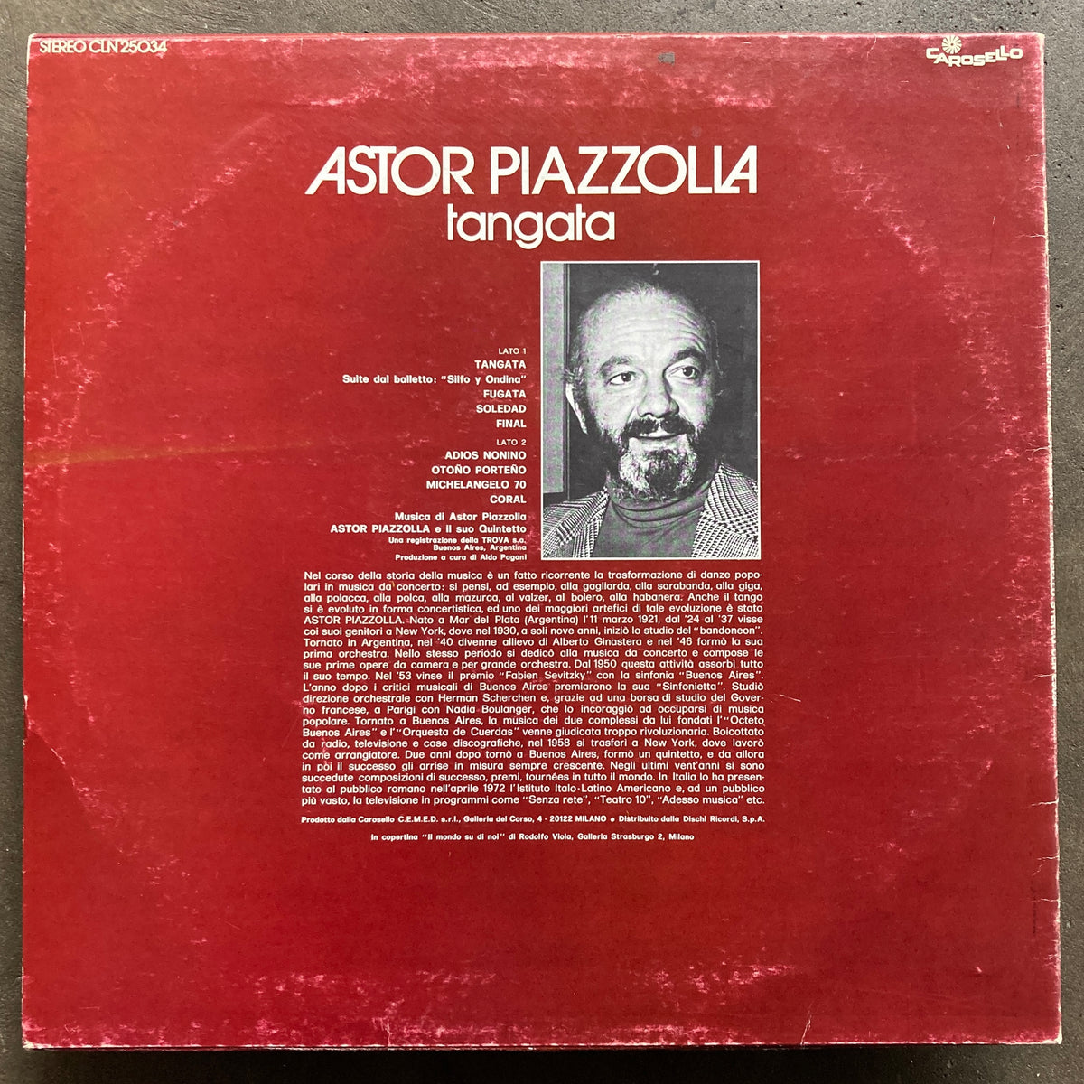 Astor Piazzolla – Tangata – All Night Flight Records