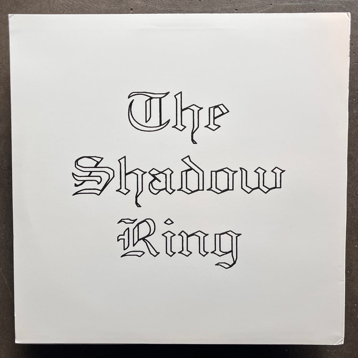 The Shadow Ring – I'm Some Songs – All Night Flight Records