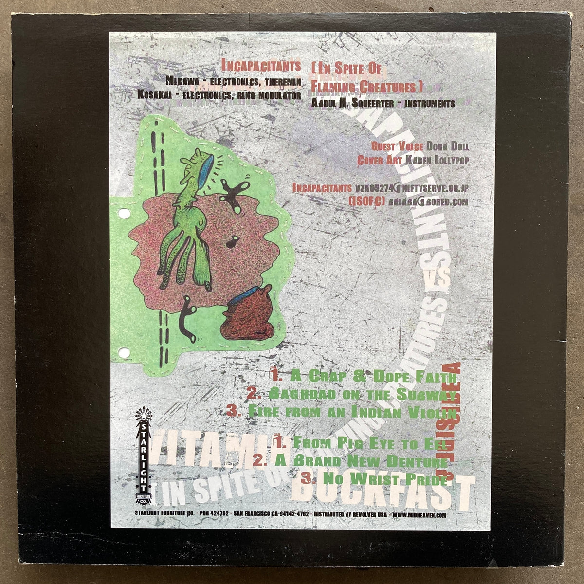 Incapacitants Vs. (In Spite Of Flaming Creatures) – Vitamin Buckfast ...