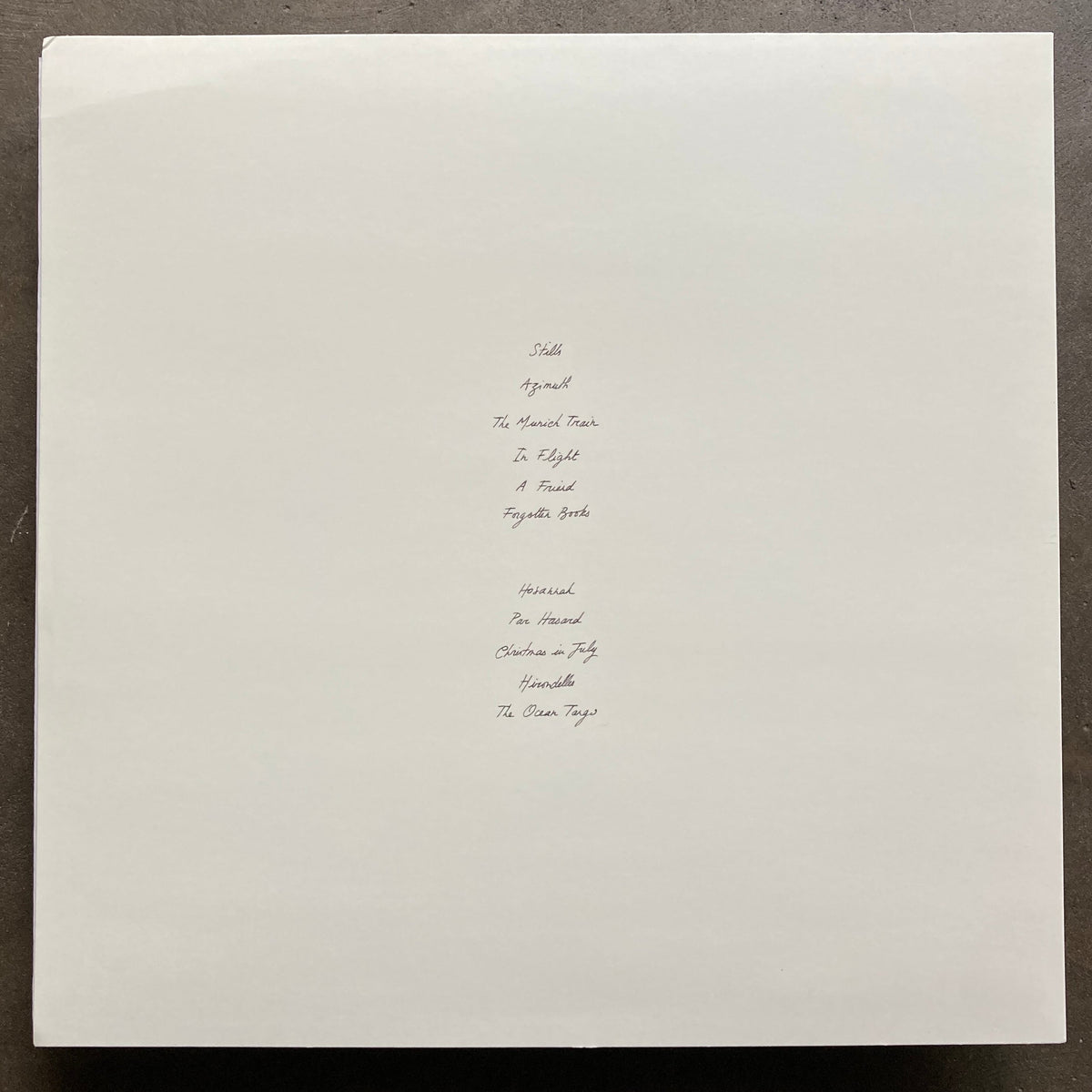 The Ocean Tango – The Ocean Tango – All Night Flight Records