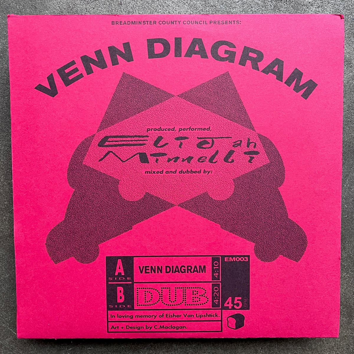 Elijah Minnelli – Venn Diagram – All Night Flight Records