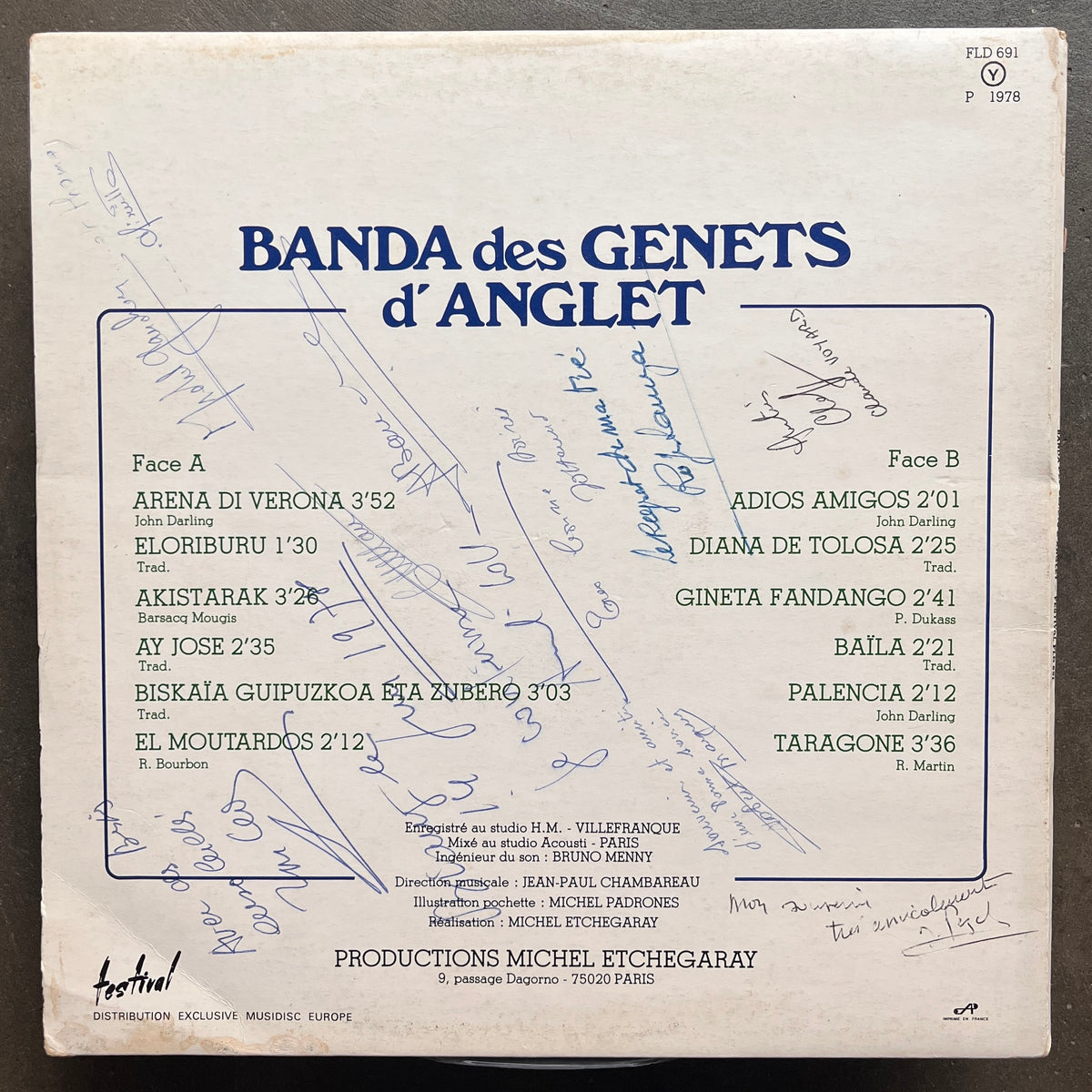 Banda Des Genets D'Anglet – Banda Geneis Anglet – All Night Flight Records