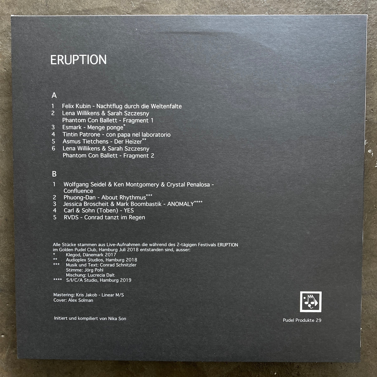 Various – Eruption Compilation – All Night Flight Records