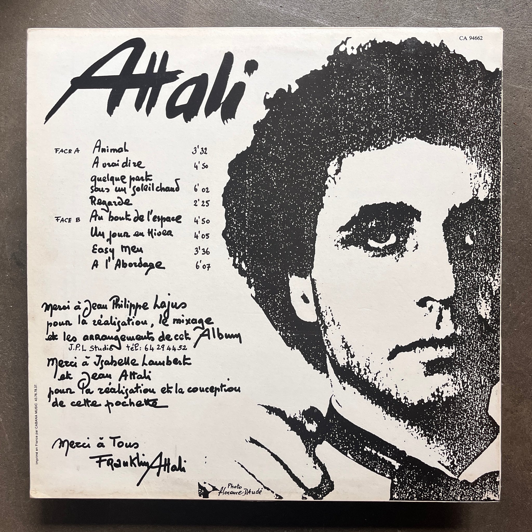 Franklin Attali – Attali – All Night Flight Records