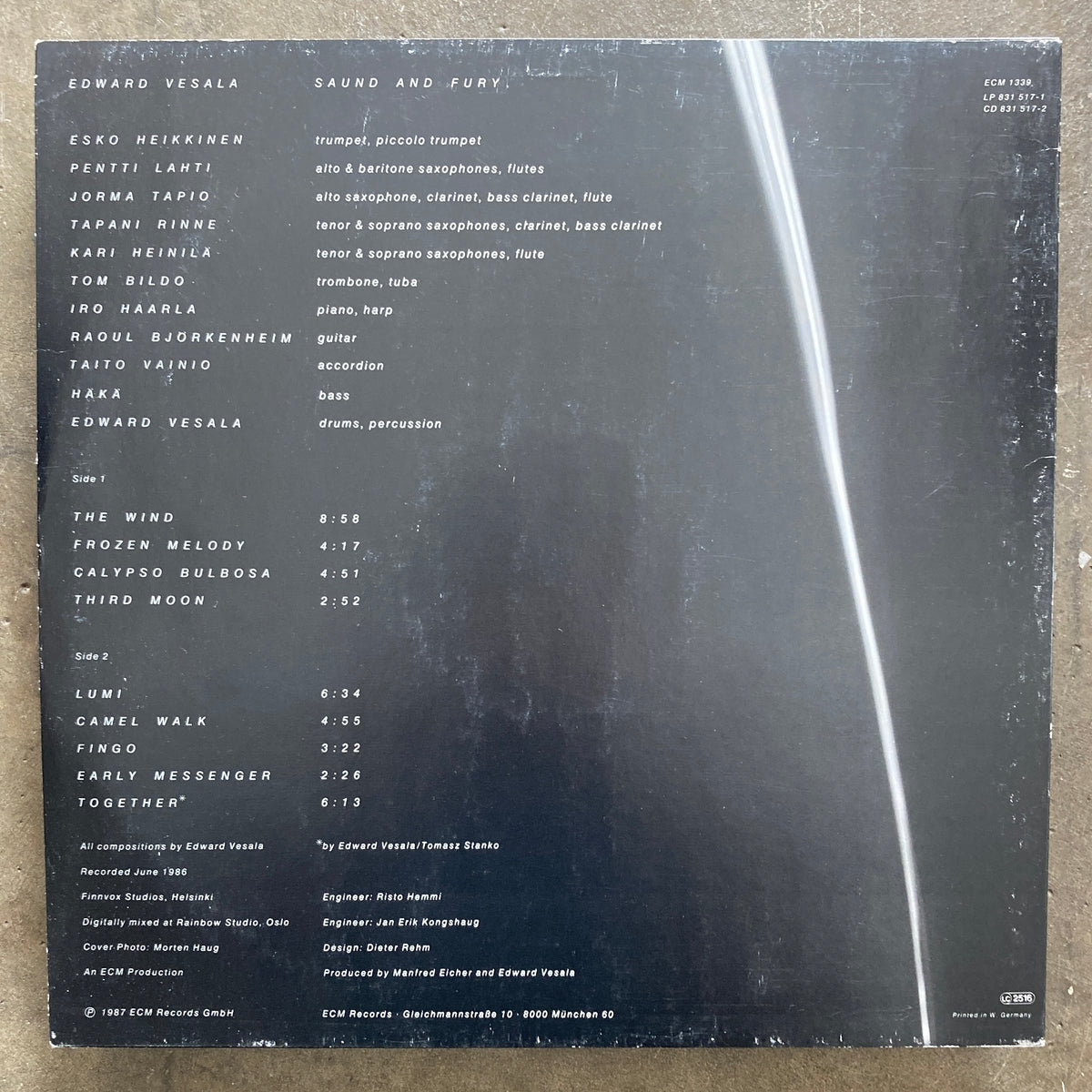 Edward Vesala – Lumi – All Night Flight Records
