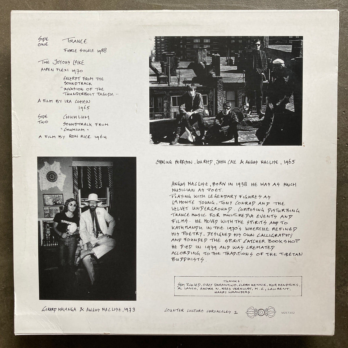 Angus MacLise – Angus MacLise – All Night Flight Records