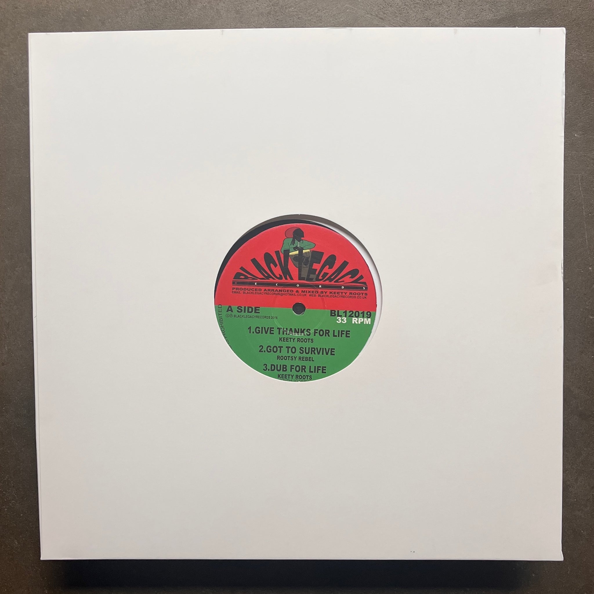 Keety Roots – Give Thanks For Life / To The End – All Night Flight Records