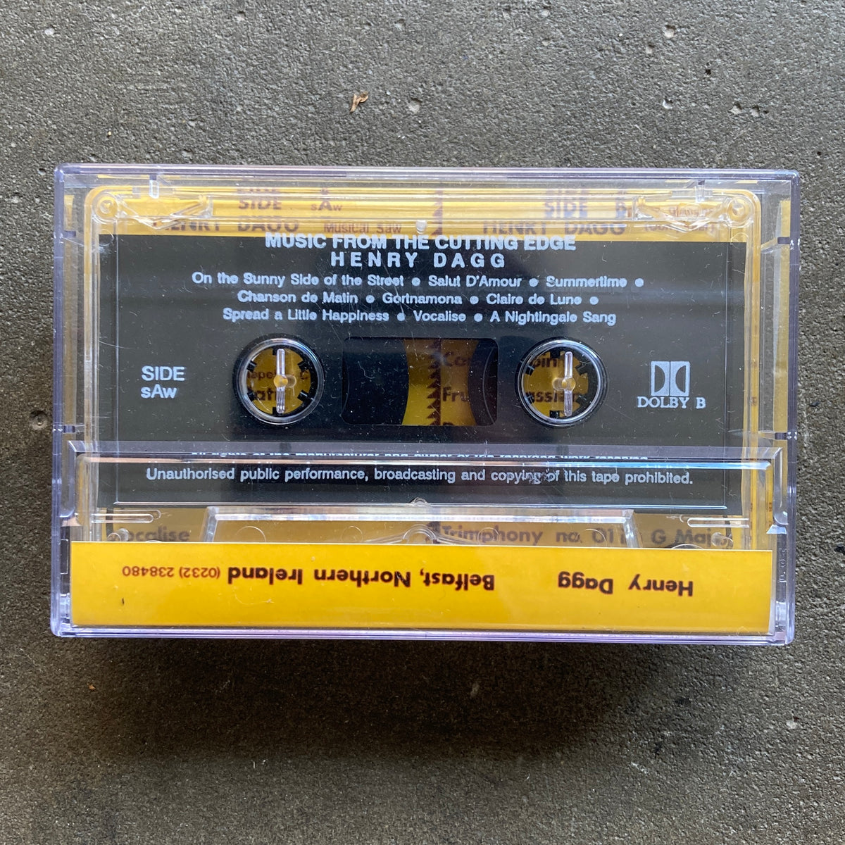 Henry Dagg – Music From The Cutting Edge – All Night Flight Records