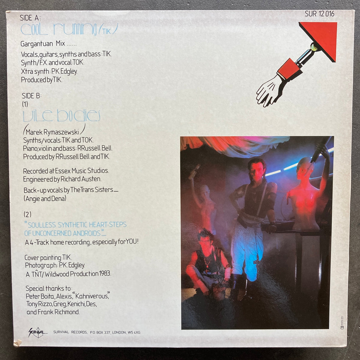 Tik And Tok – Cool Running – All Night Flight Records
