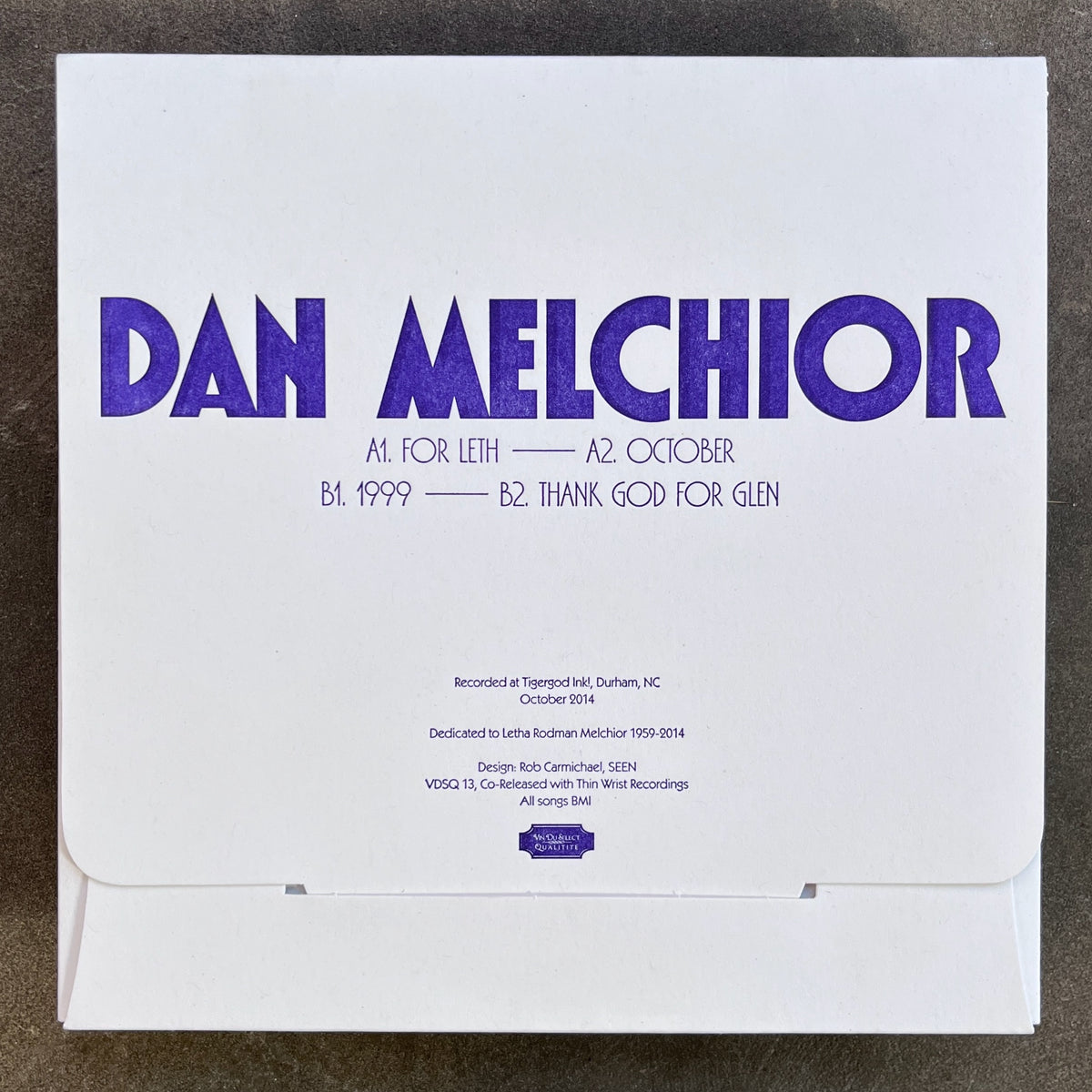 Dan Melchior – For Letha – All Night Flight Records