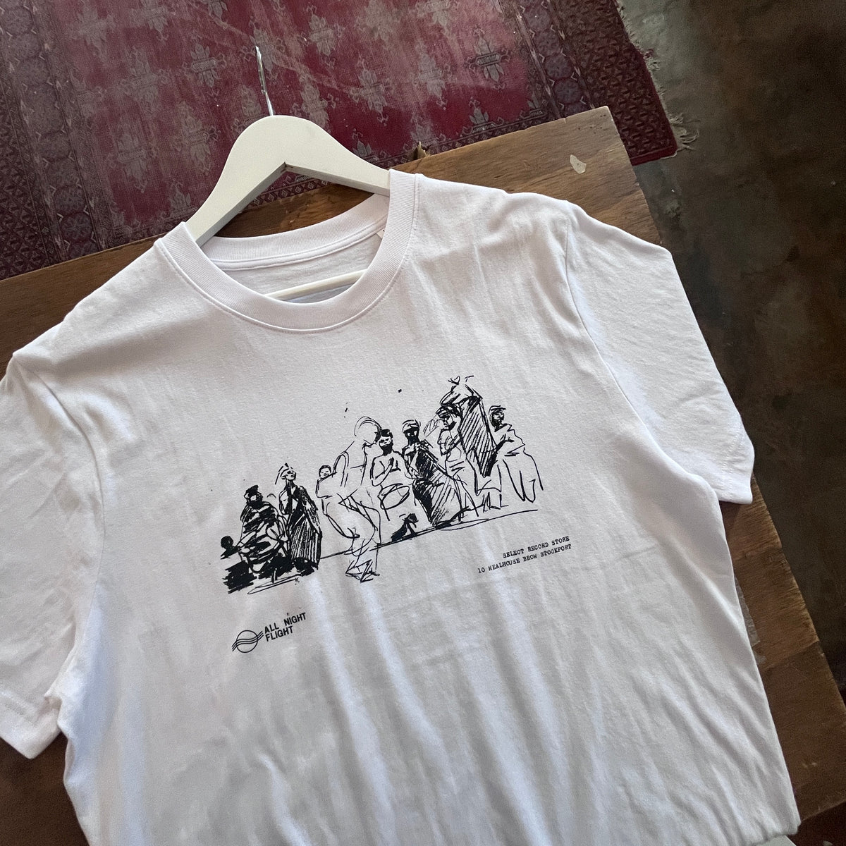 All Night Flight 'Street Scene' 2025 T-Shirt – All Night Flight Records