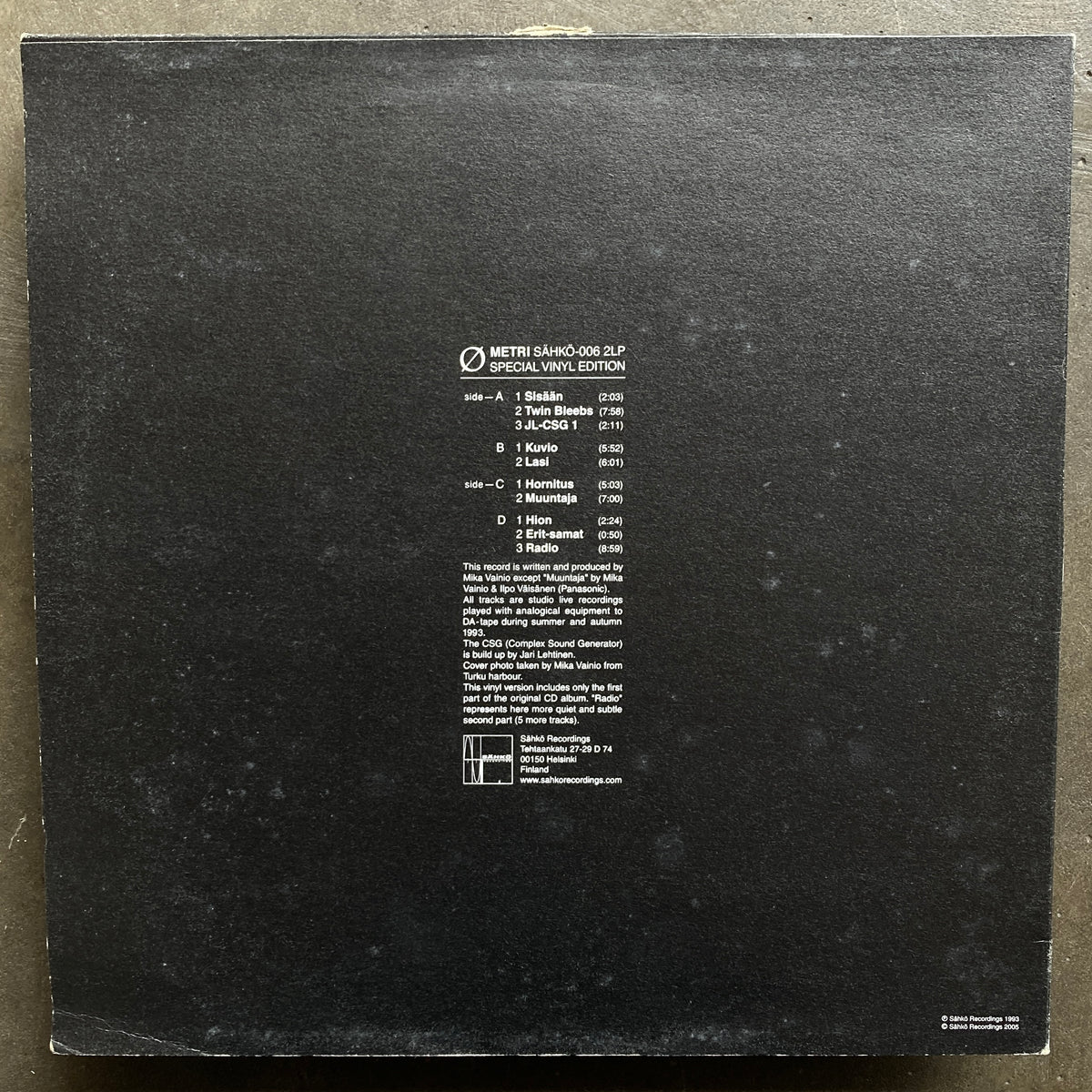 Ø – Metri – All Night Flight Records