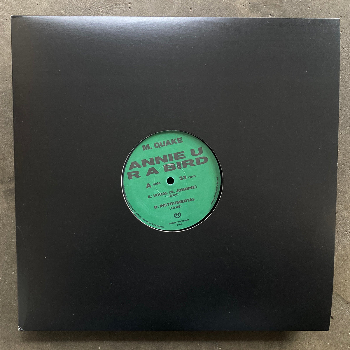 M. Quake – Annie U R A Bird – All Night Flight Records