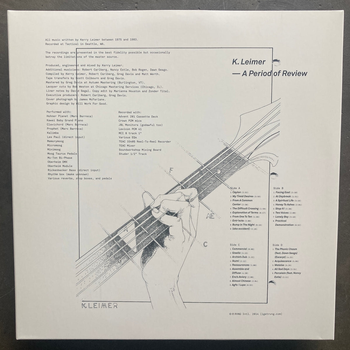 K. Leimer ‎– A Period Of Review – All Night Flight Records