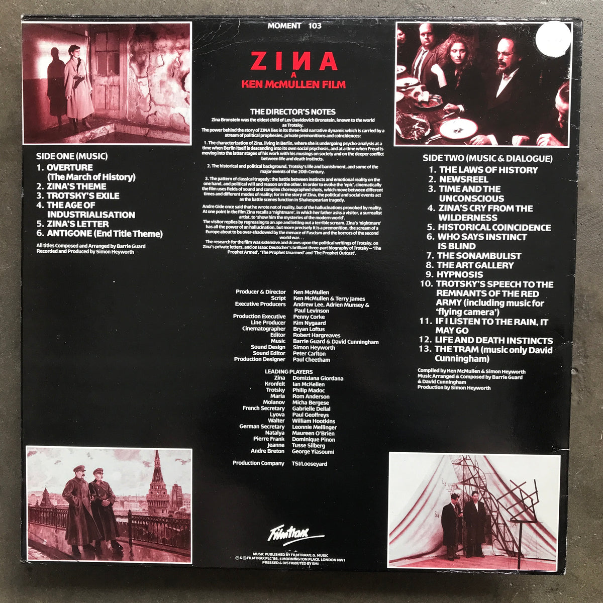 Barrie Guard & David Cunningham – Zina – All Night Flight Records