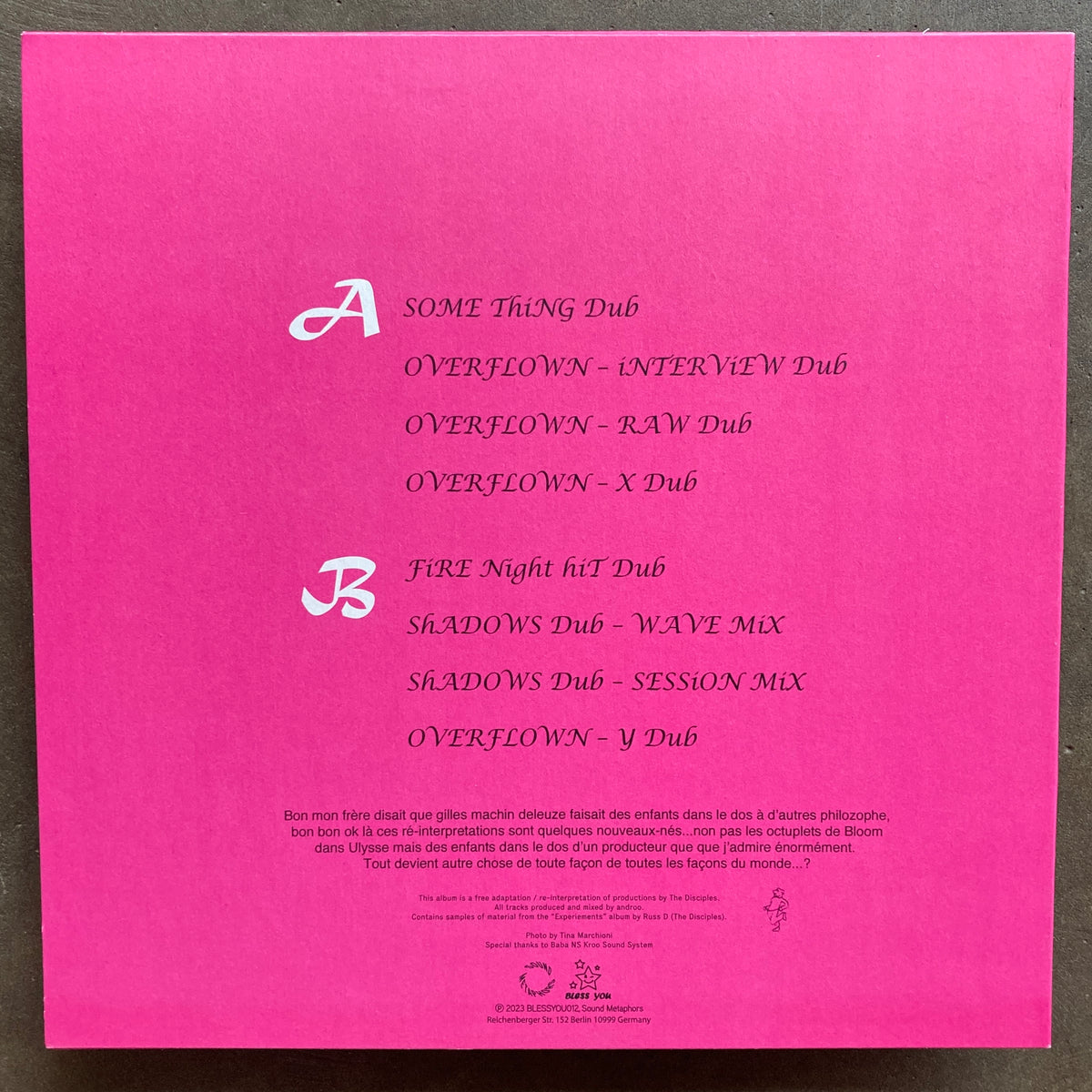 Androo – The Disciples Experiments Reinterpreted – All Night Flight Records