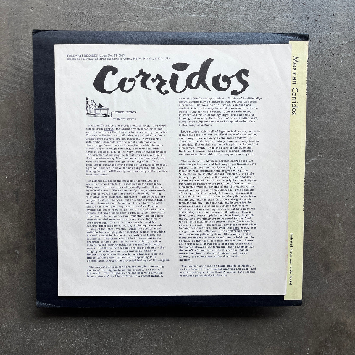Various – Mexican Corridos – All Night Flight Records