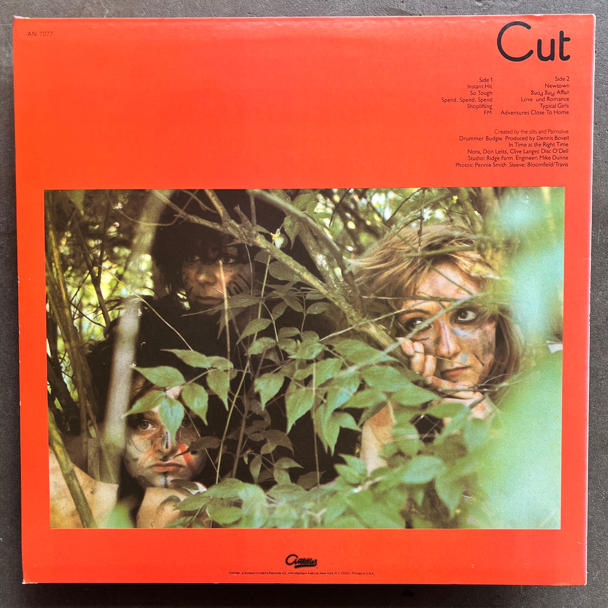 The Slits – Cut – All Night Flight Records