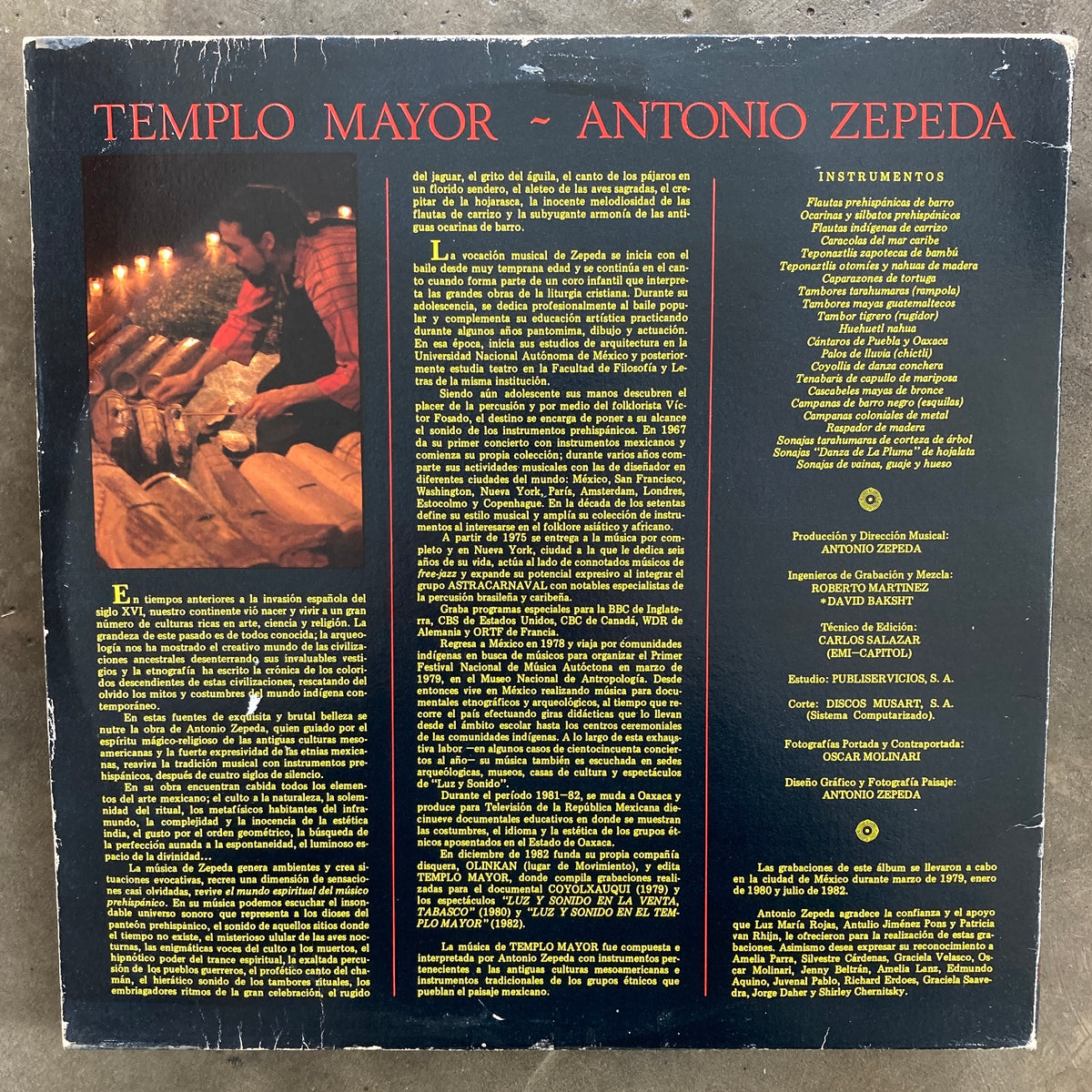 Antonio Zepeda – Templo Mayor - Música Con Instrumentos Prehispánicos ...