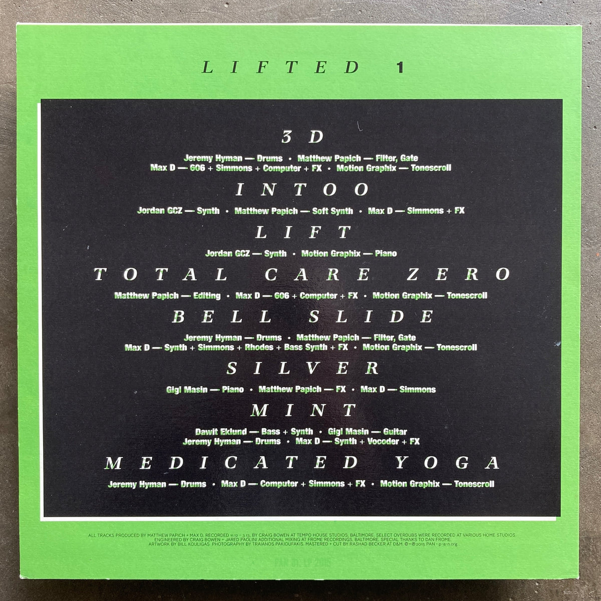 Lifted ‎– 1 – All Night Flight Records