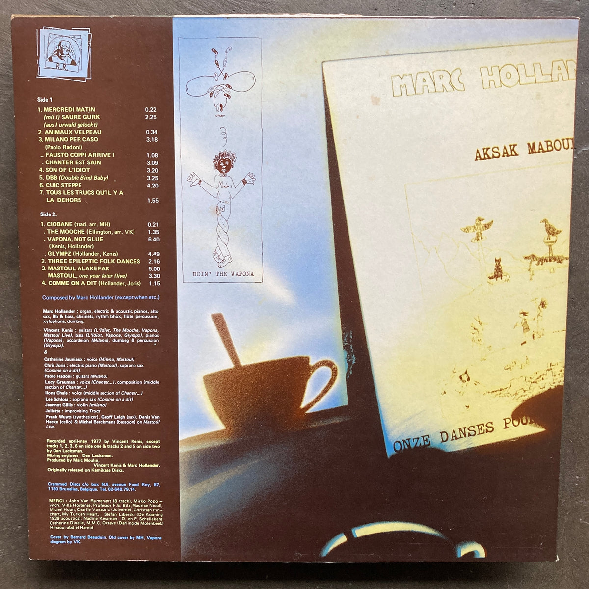 Marc Hollander, Aksak Maboul ‎– Onze Danses Pour Combattre La Migraine ...