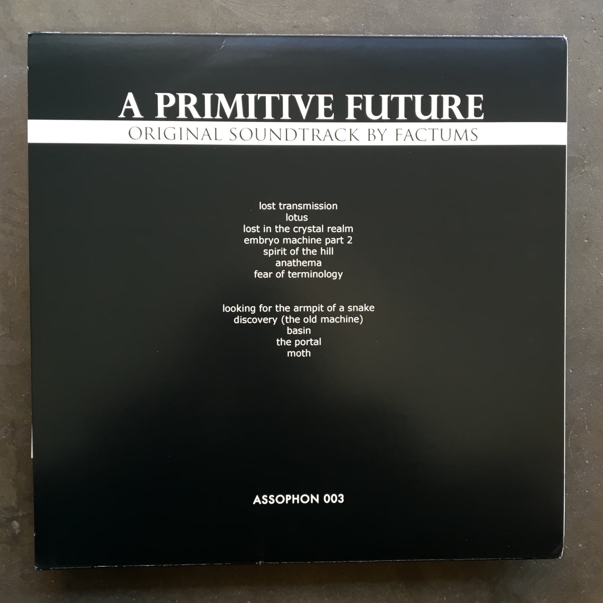 Factums ‎– A Primitive Future – All Night Flight Records