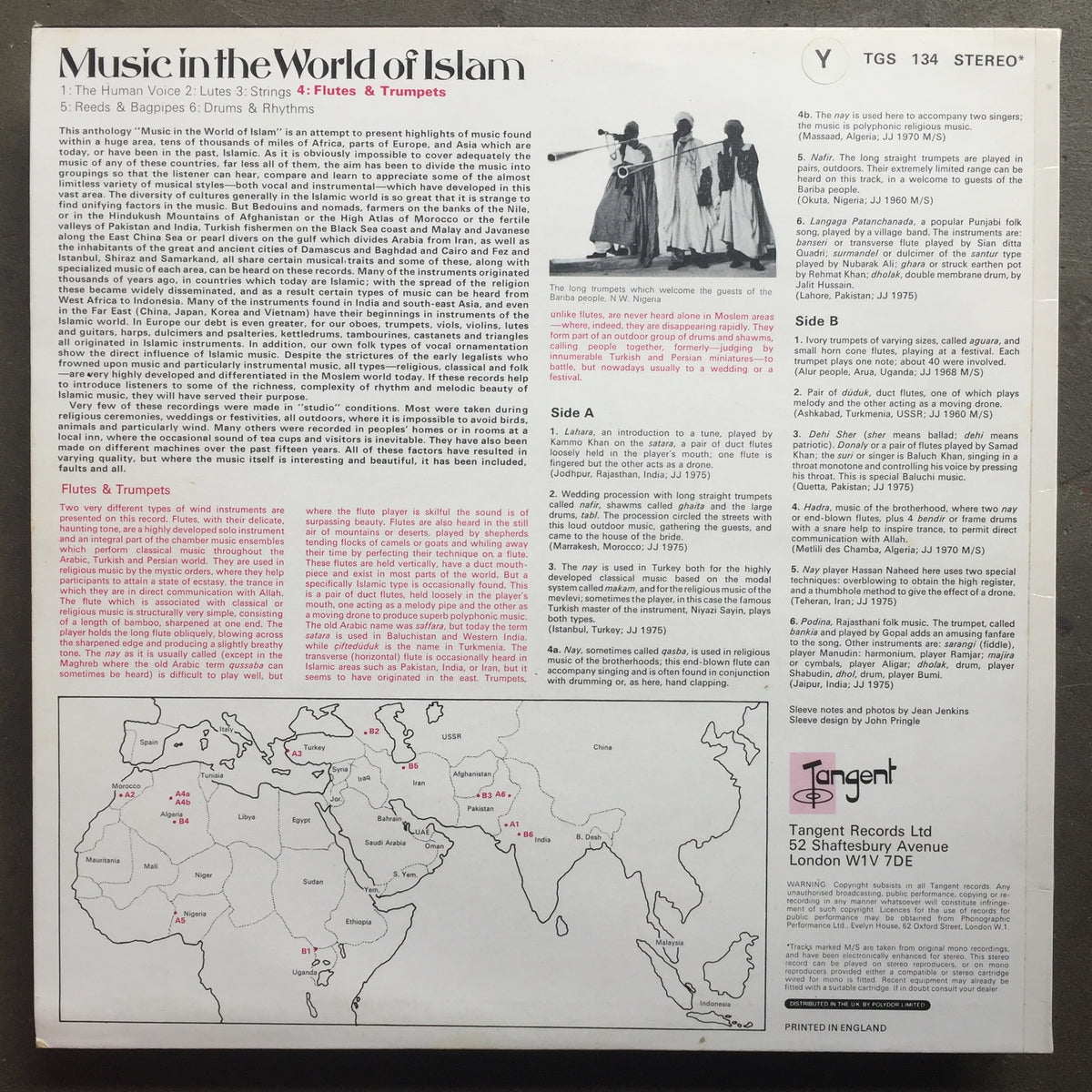 Various – Music In The World Of Islam, 4: Flutes & Trumpets – All Night ...