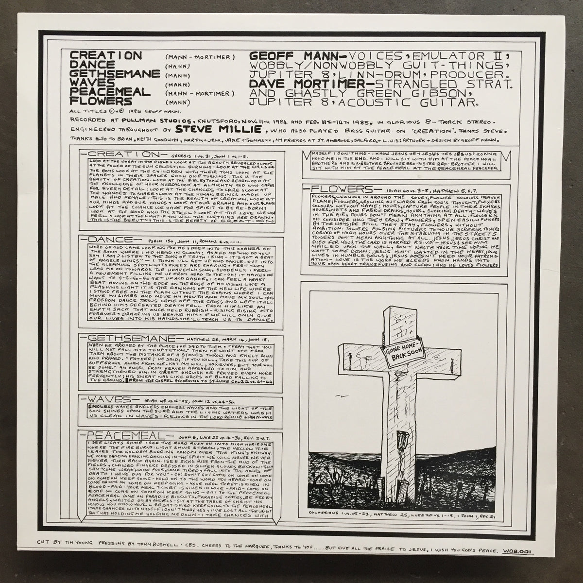 Geoff Mann – Psalm Enchanted Evening – All Night Flight Records