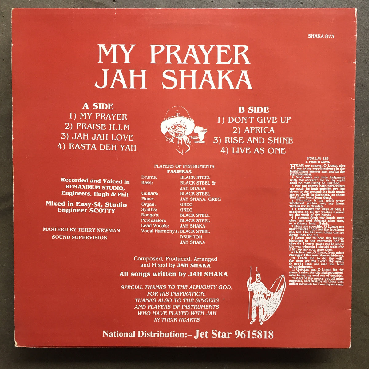 Jah Shaka – My Prayer – All Night Flight Records