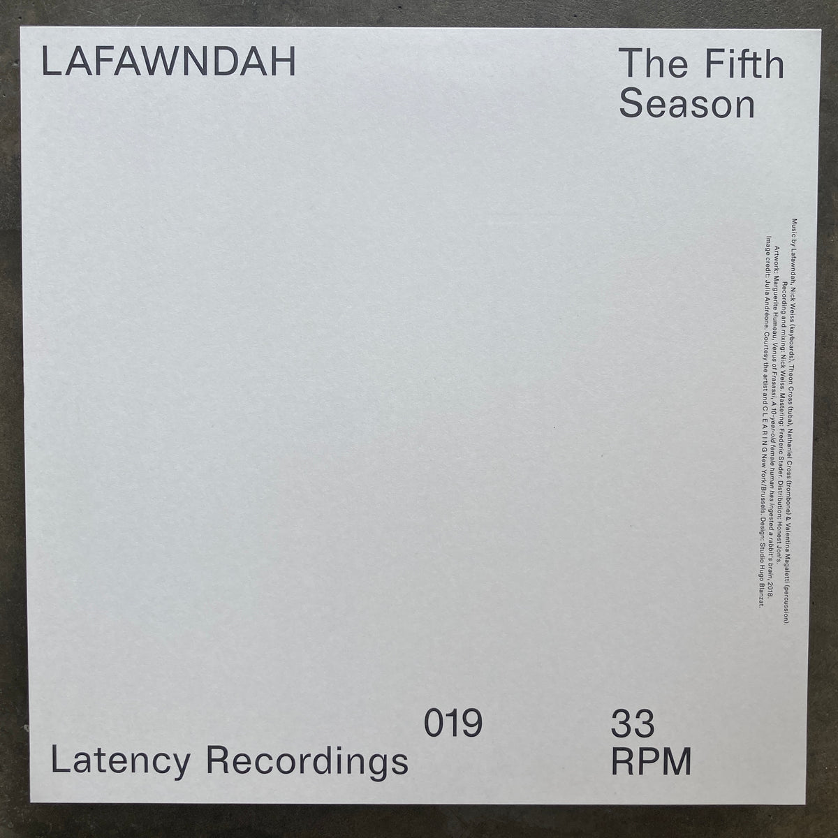 Lafawndah – The Fifth Season – All Night Flight Records