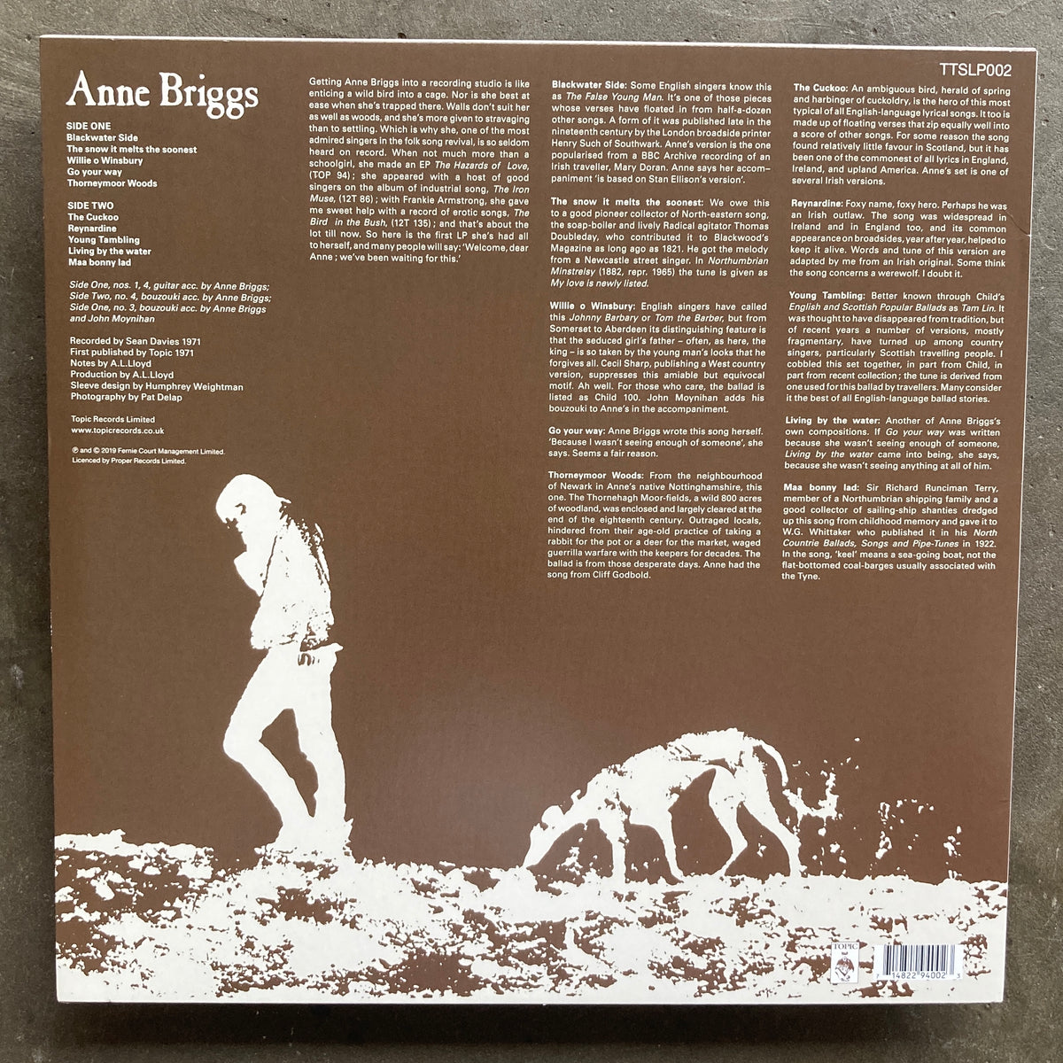 Anne Briggs ‎– Anne Briggs – All Night Flight Records