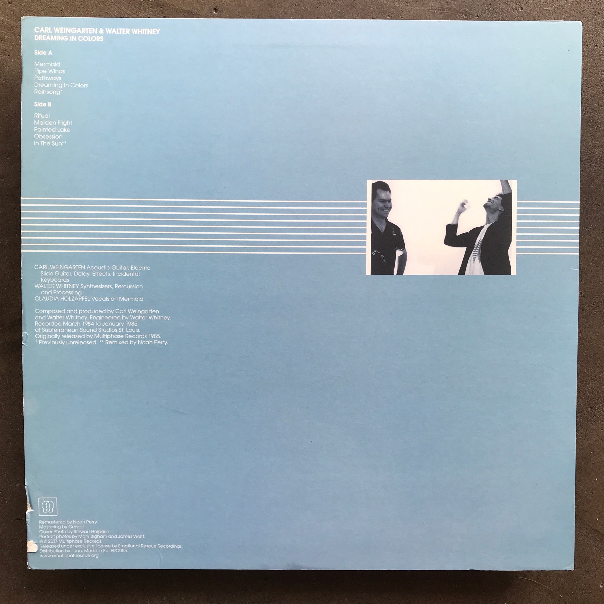 Carl Weingarten & Walter Whitney – Dreaming In Colors – All Night ...