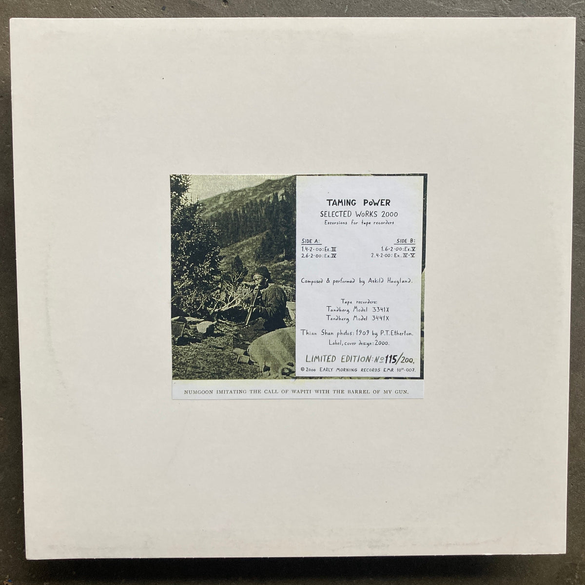 Taming Power – Selected Works 2000 – All Night Flight Records