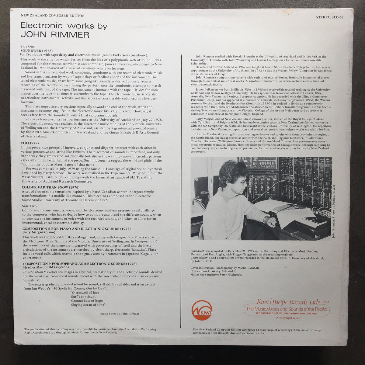 John Rimmer – Soundweb – All Night Flight Records